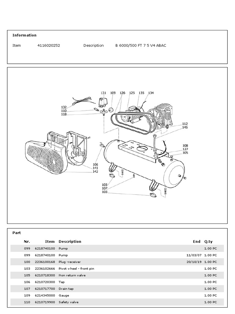 Éclatés Et Kits Piston B6000 | PDF | Belt (Mechanical) | Vehicle Technology