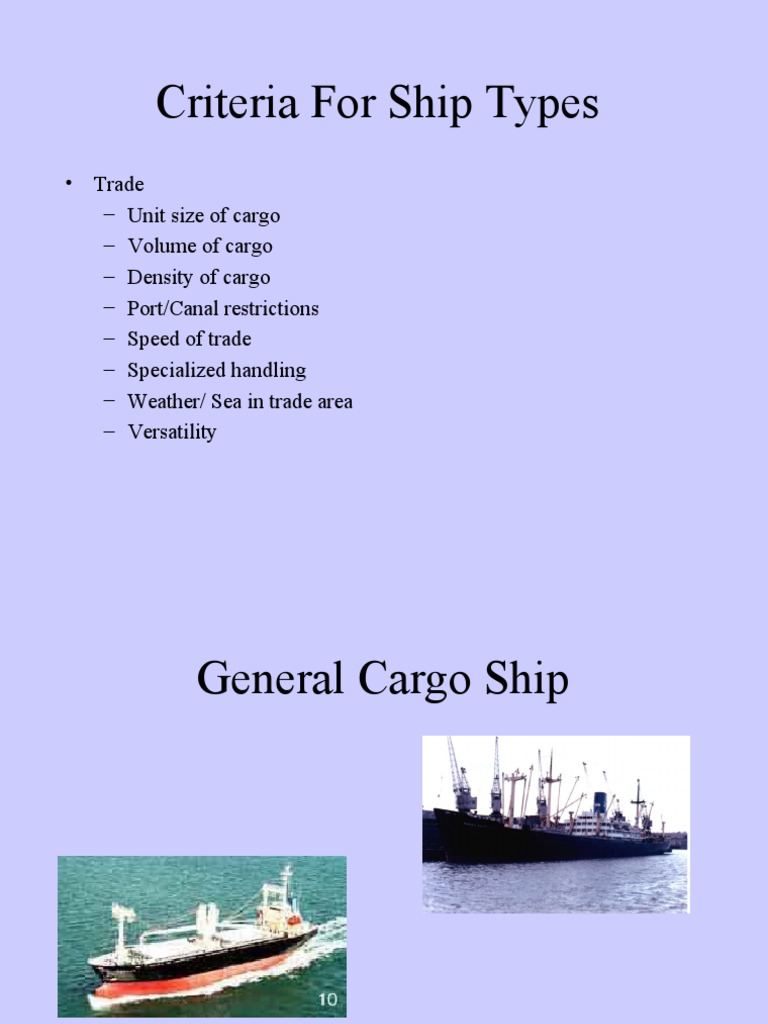 Merchant Ship Types | PDF