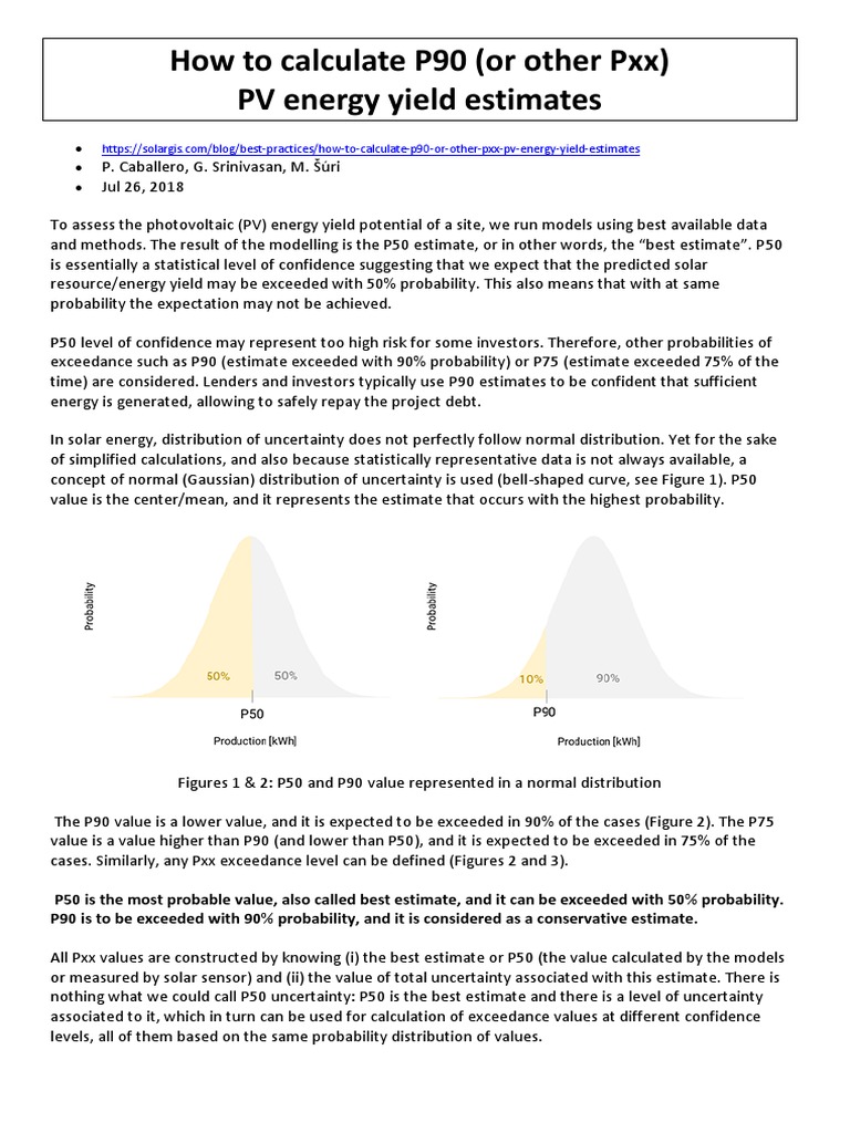 How To Calculate P90 | PDF | Normal Distribution | Standard Deviation