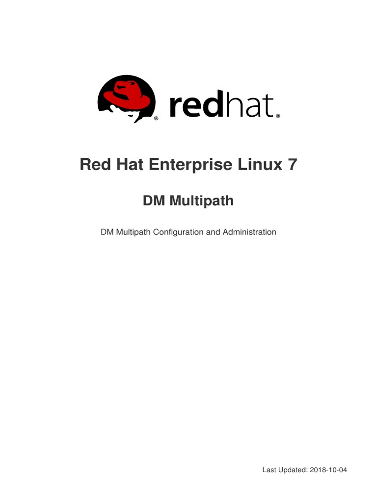 Red Hat Enterprise Linux-7-DM Multipath-en-US | PDF | Red Hat ...