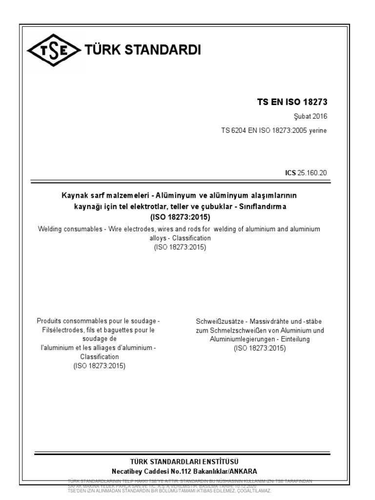 TS en Iso 18273 | PDF