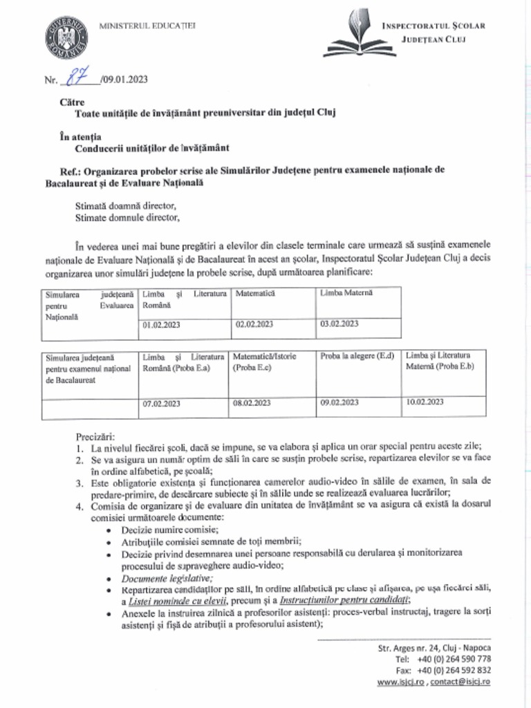 ISJCJ 87 - Simulari Judetene EN - BAC Feb 2023 | PDF