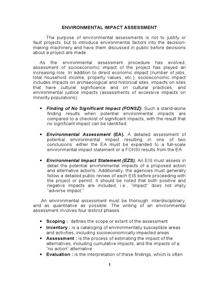 Lecture 41-42 | PDF | Environmental Impact Assessment | National Environmental Policy Act