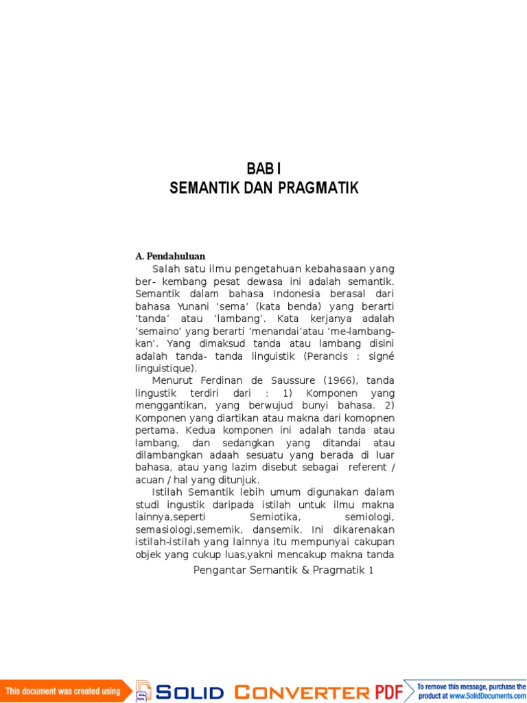 Semantik Isi | PDF