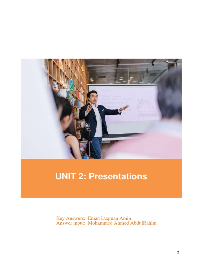 Unit - 4 - Key Answers | PDF | Persuasion | Communication