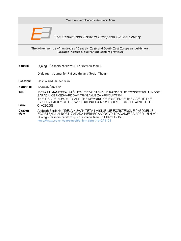 The-Idea-Of-Humanity-And-The-Meaning-Of-Existence-The-Age-Of-The ...