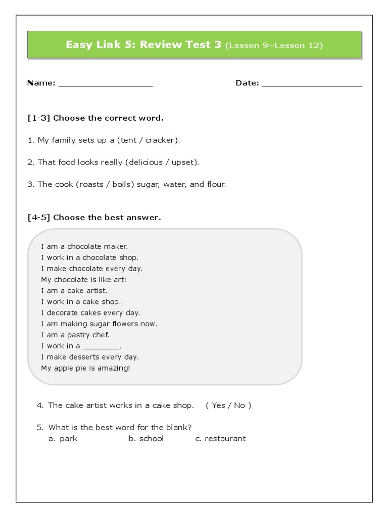 L5 - Review Test 3 | PDF