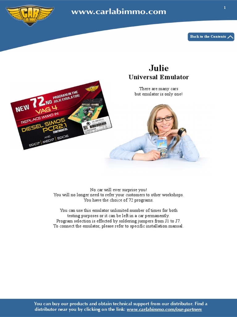 Universal Emulator Julie Manual | PDF | Volkswagen | Audi