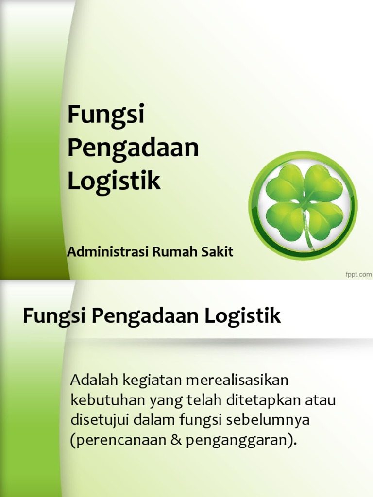 5 SESI 5 - Fungsi Pengadaan Logistik | PDF