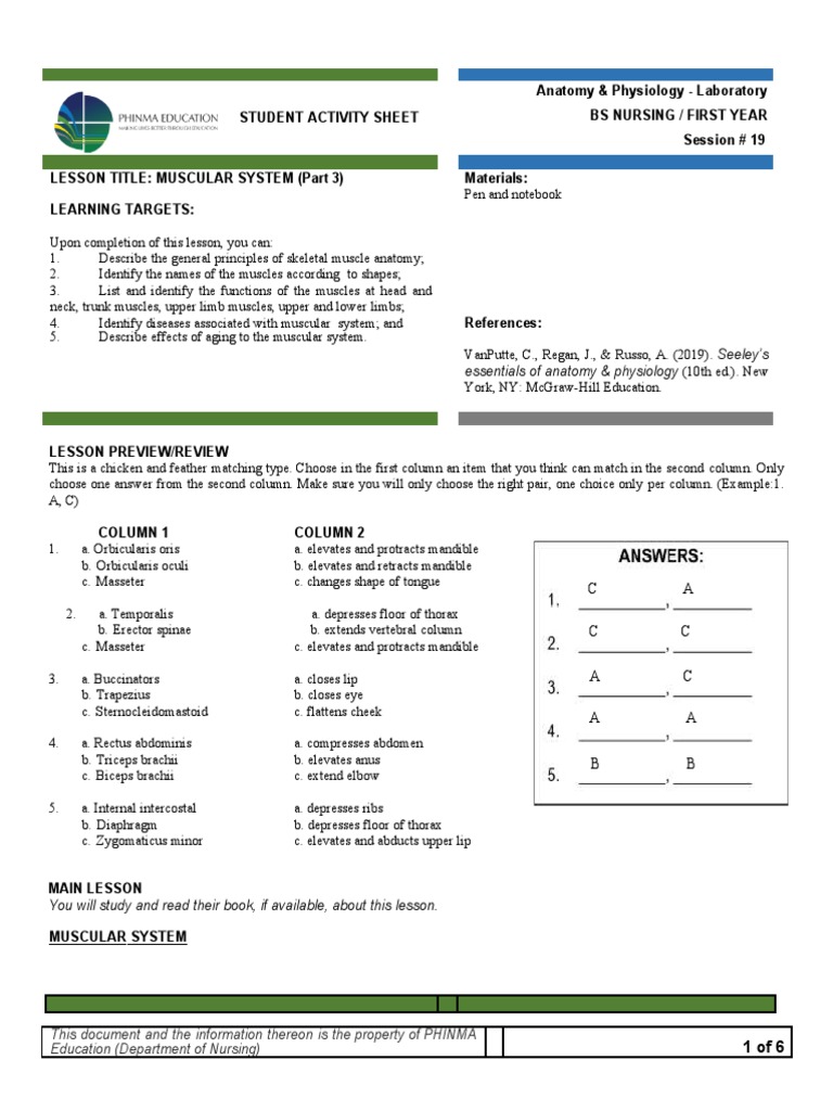 Session #19 SAS - AnaPhy (Lab) (Agdana, Nicole Ken) | PDF | Anatomical ...