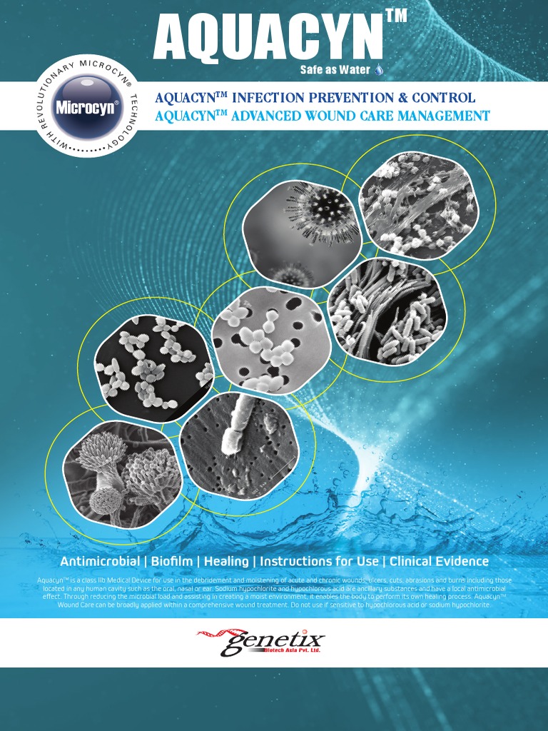 Aquacyn Brochure Final New | PDF | Antimicrobial | Wound