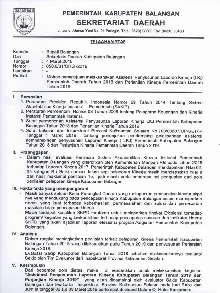 TS Dan ST Asistensi LKJ | PDF