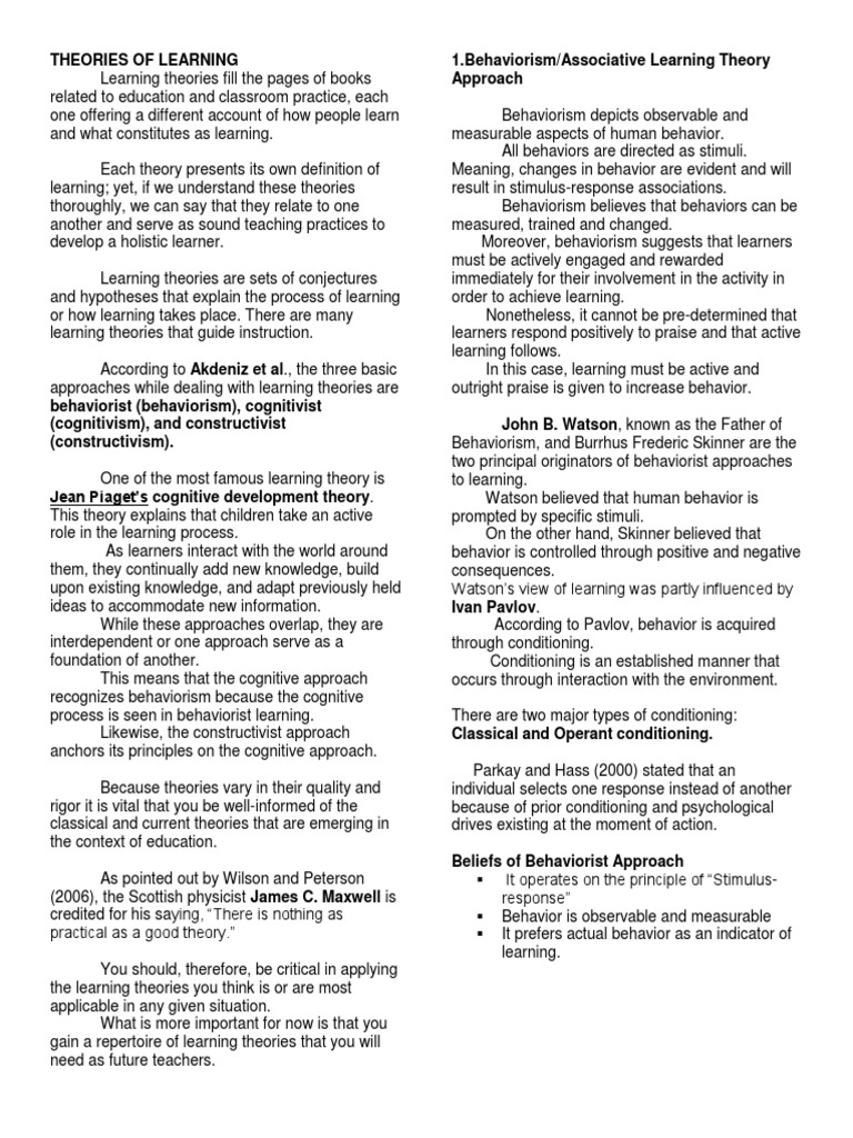 Lesson 3 Mr. Rcibe | PDF | Classical Conditioning | Learning
