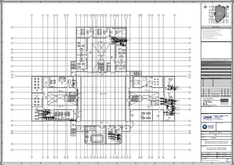 Bp2021-C026s-Jwn01-A01-Drainage System-Fp-1002-1st Floor Plan - Main ...