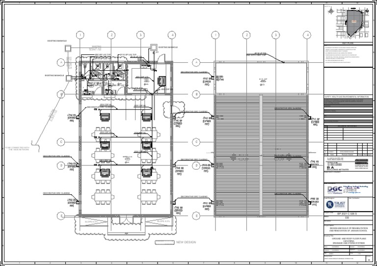 Bp2021-C026s-Jwn02-A01-Drainage System-Fp-1001-Ground and Roof Floor ...