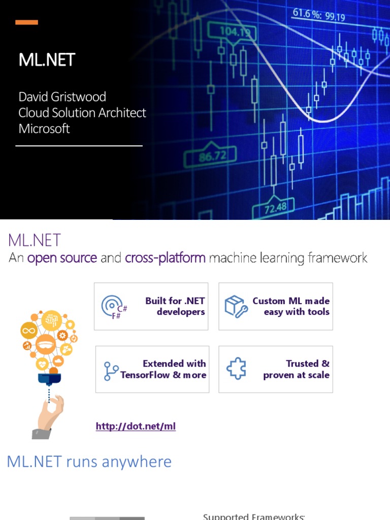 ML.NET: Open Source Machine Learning Framework | PDF | Machine Learning ...