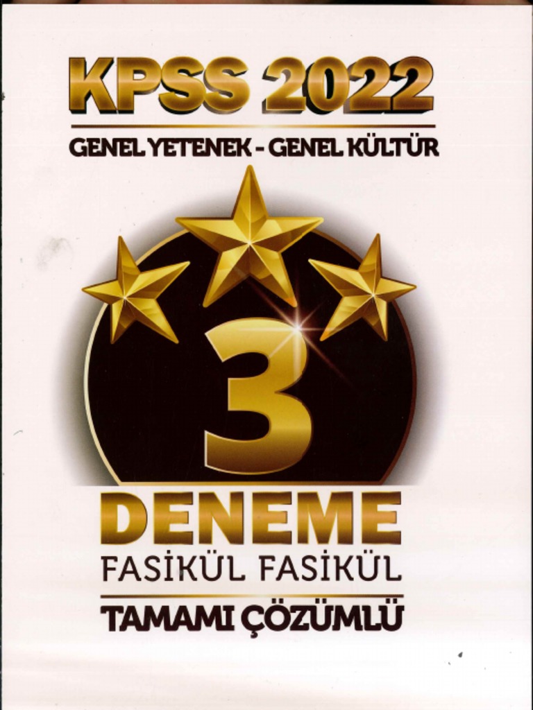 3lü Deneme 2022 | PDF