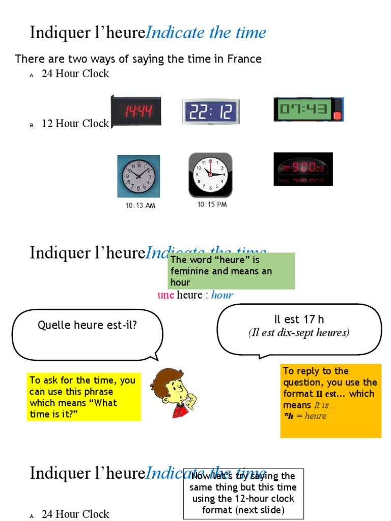 French Notes For Time | PDF