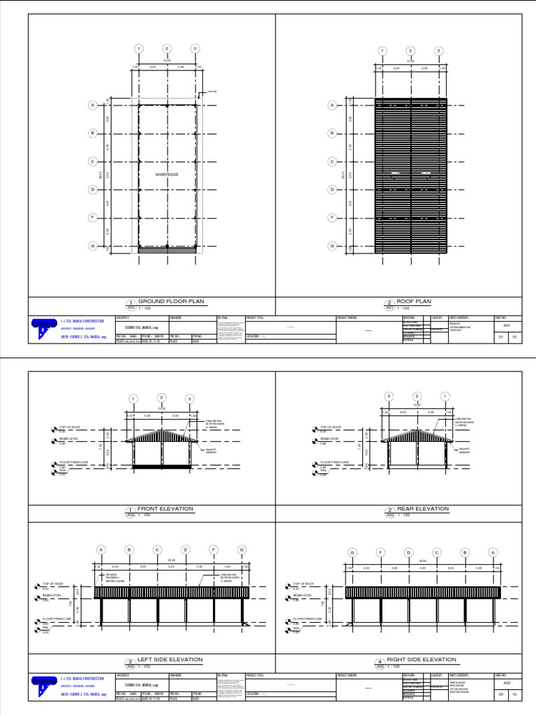 WAREHOUSE Plan | PDF | Civil Engineering | Real Estate