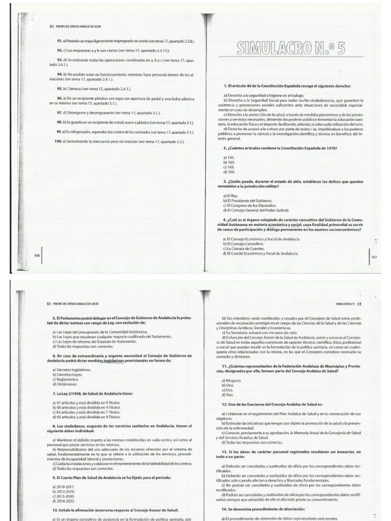 Simulacro Pinche 5 | PDF