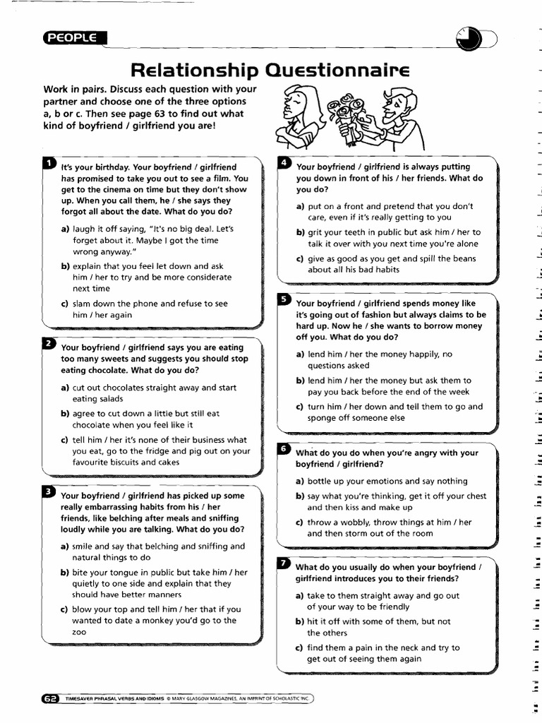 Relationship Quiz for Teens | PDF