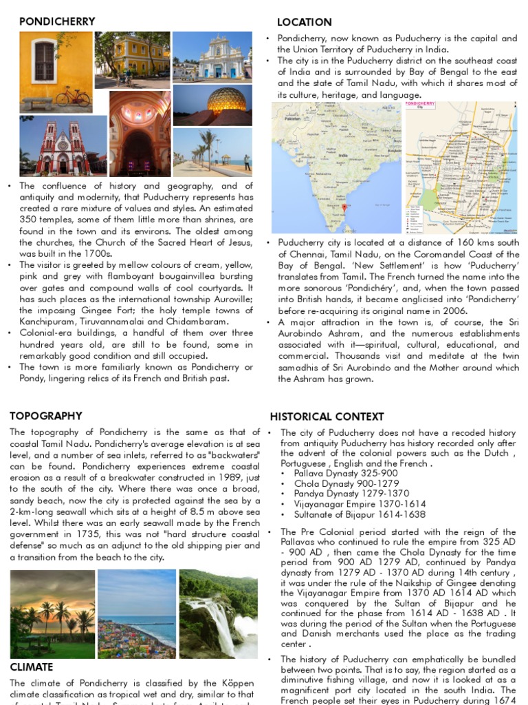 Pondicherry PDF | PDF | Physical Geography
