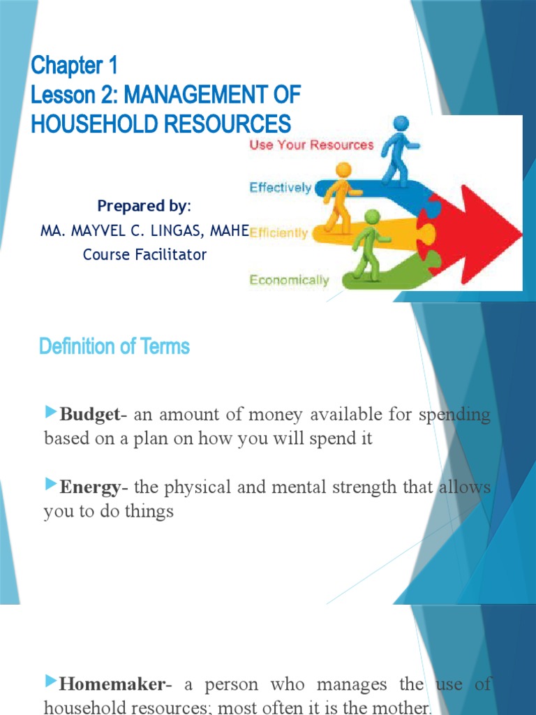 Household Resource Management Essentials | PDF | Resource | Economies