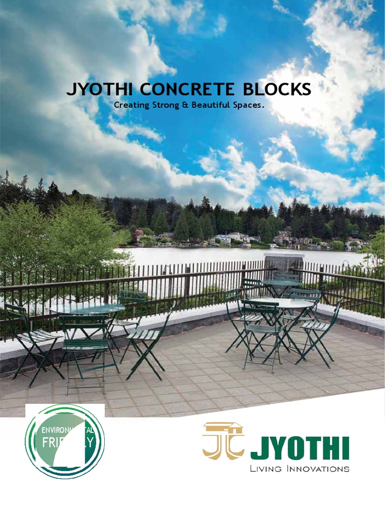 Jyothi Concrete Blocks Overview | PDF | Concrete | Building Engineering