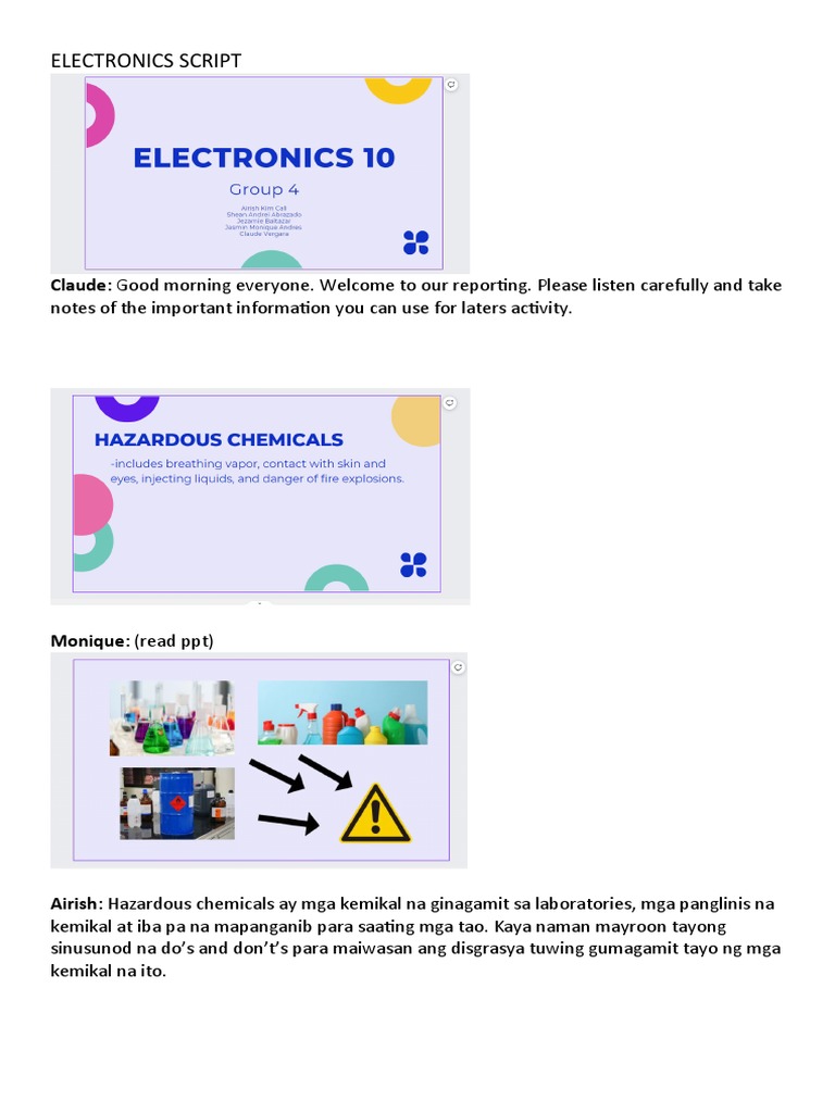 Electronics Script | PDF | Electrostatic Discharge | Physical Sciences