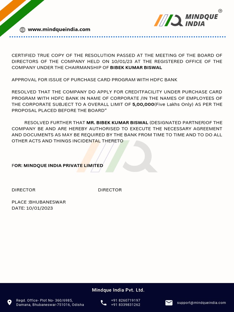 Official Letter Head | PDF