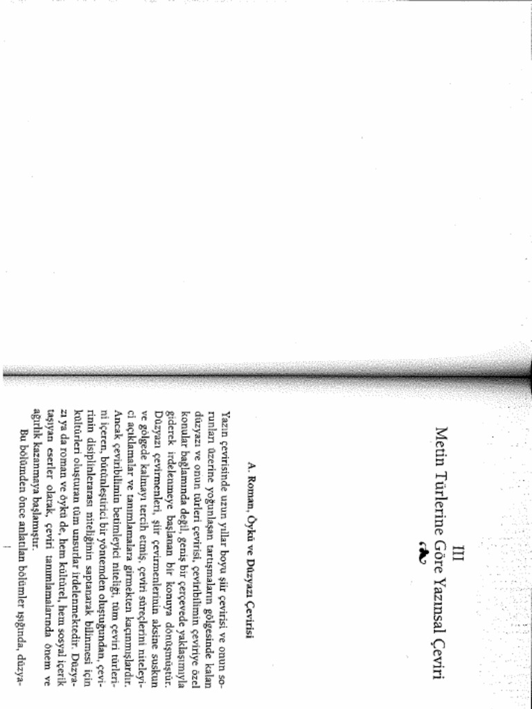 Metin Turlerine Gore Yazınsal Ceviri Berrin Aksoy | PDF