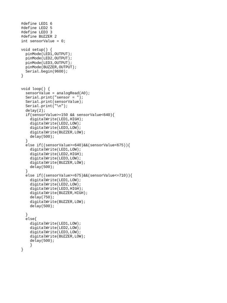 ARDUINO - Water Sensor | PDF
