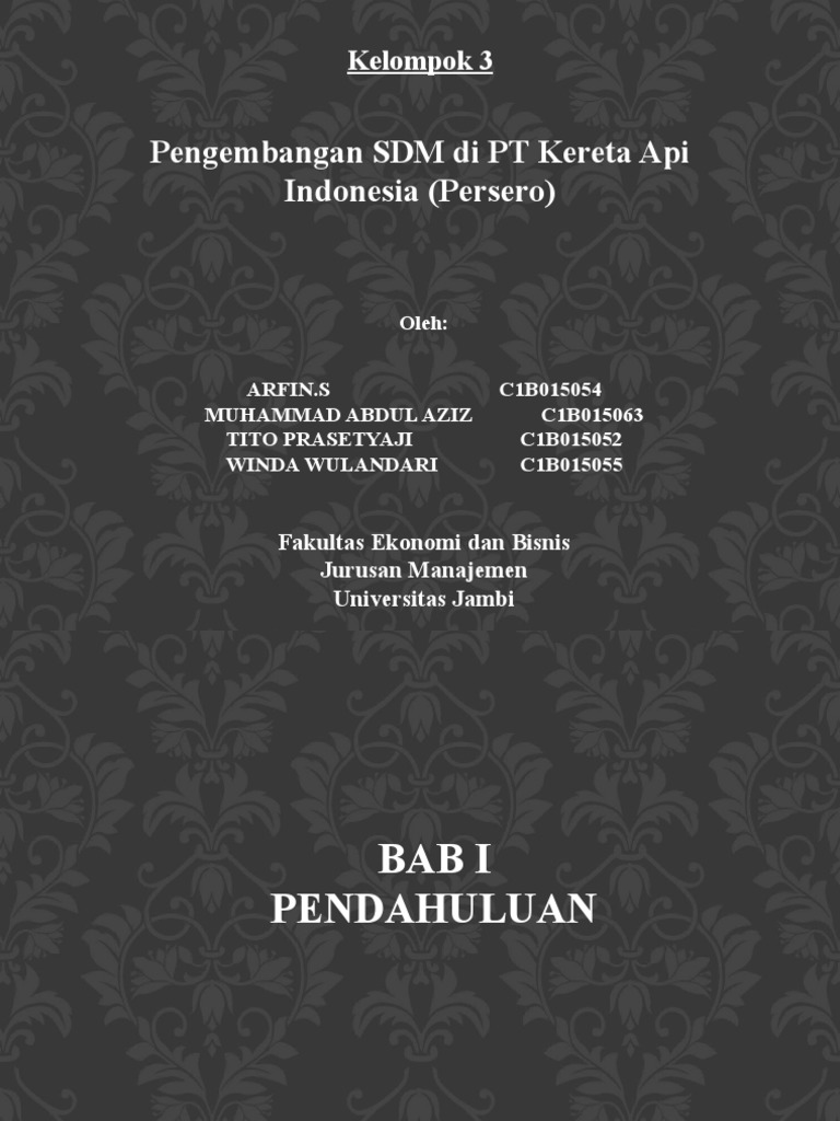 Pengembangan SDM PT Kai | PDF