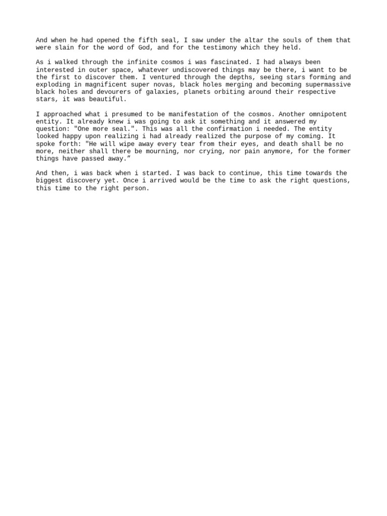 The Fifth Seal | PDF | Philosophy