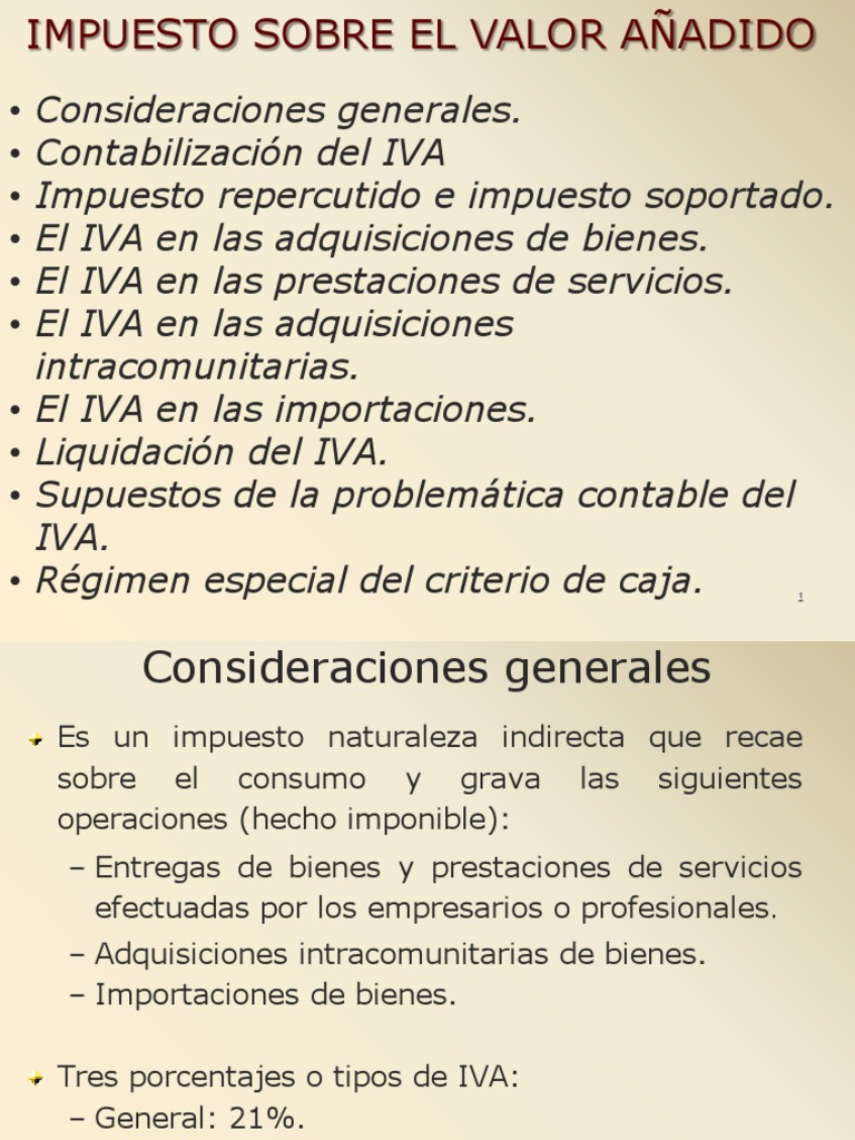 Tipos y Liquidación del IVA en México | PDF | Impuesto al valor ...