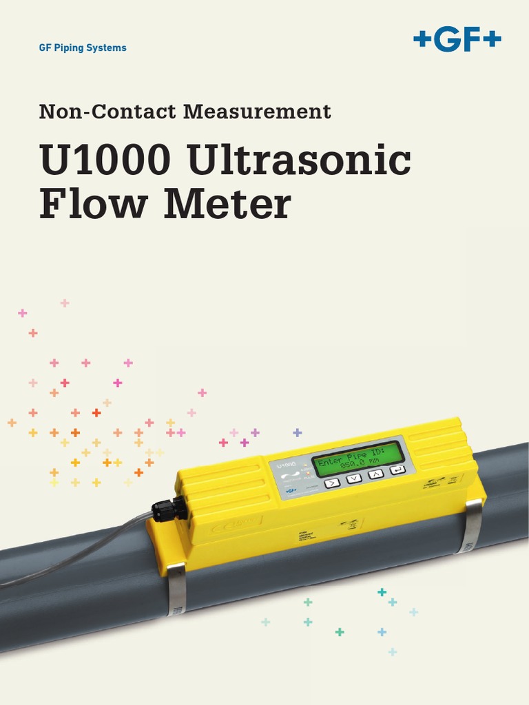 U1000 Ultrasonic Flow Meter Guide | PDF | Flow Measurement | Pipe (Fluid Conveyance)