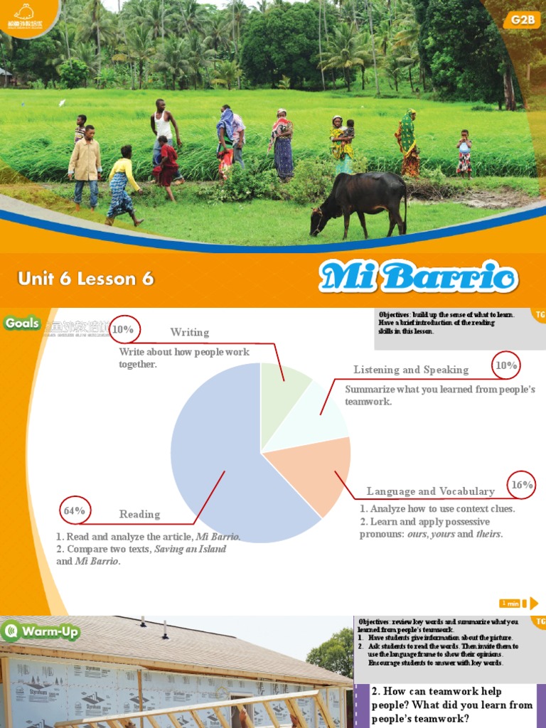 Understanding "Mi Barrio" and Teamwork | PDF | Reading Comprehension ...