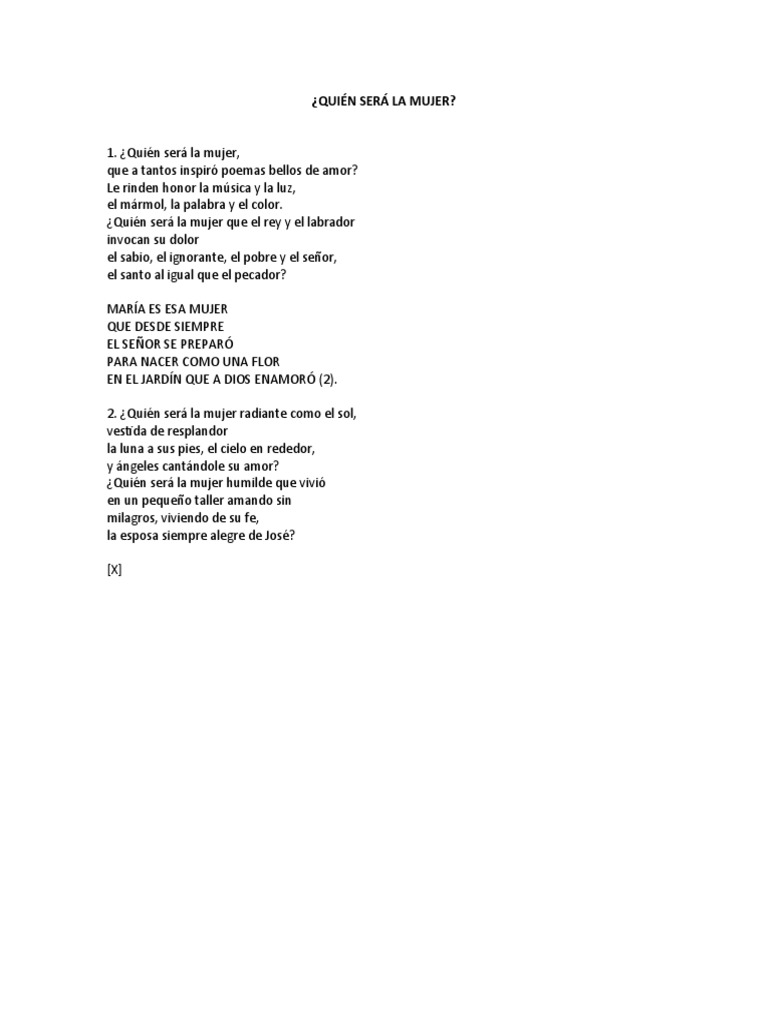 Quien Sera La Mujer | PDF Quien Sera La Mujer | PDF