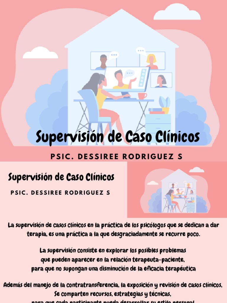 Supervisión de Caso Clínicos | PDF | Psicoterapia | Sicología