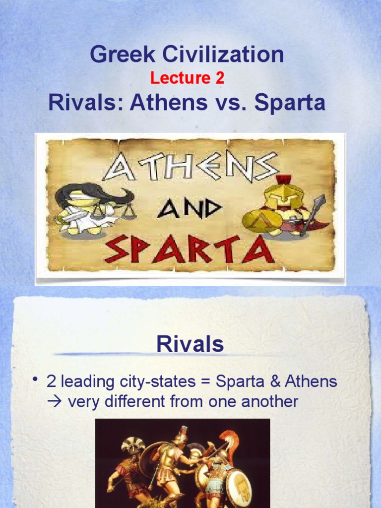 Athens vs Sparta: A Tale of Two City-States | PDF | Sparta | Ancient Greece