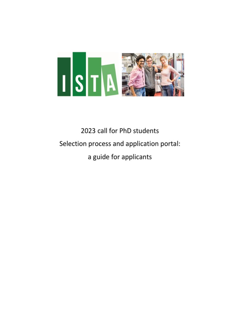 PhD Application Guide 2023 | PDF | Teaching Mathematics | Physics