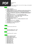 Toyota Model Codes and Chassis List | PDF | Toyota | Automotive ...