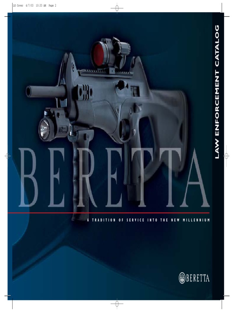 Beretta Law Enforce Catalog 2003 | PDF | Trigger (Firearms) | Ballistics