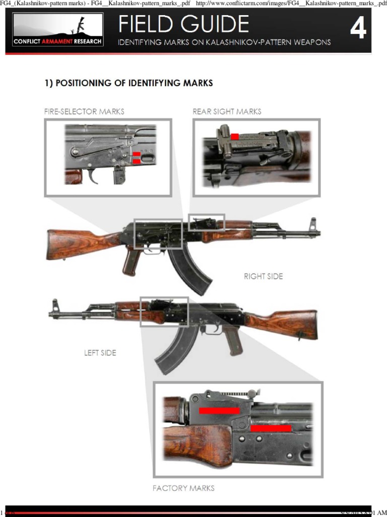 Kalashnikov ID Marks Catalogue | PDF