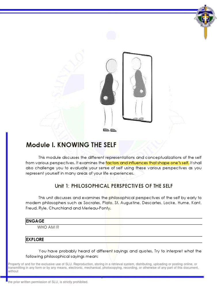 An Examination of Philosophical Perspectives on the Self: Understanding Identity through Reason ...