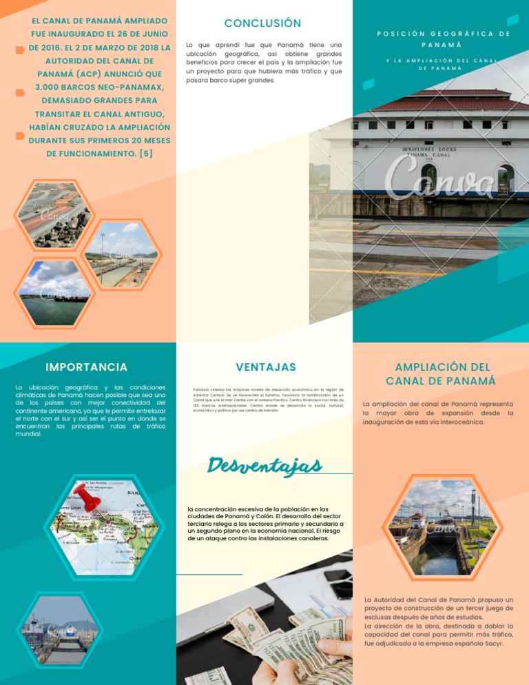 Triptico de Panama | PDF | canal de Panama | Economias Triptico de Panama | PDF | canal de Panama | Economias