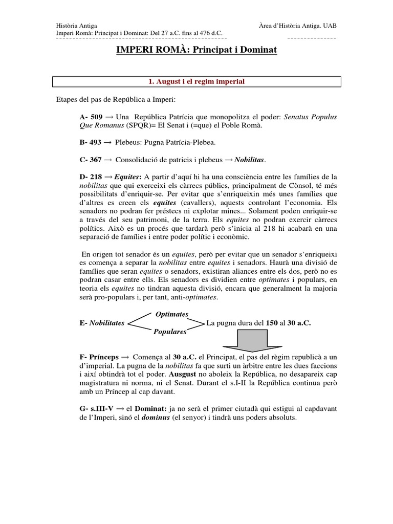 Roma1 APUNTS | PDF