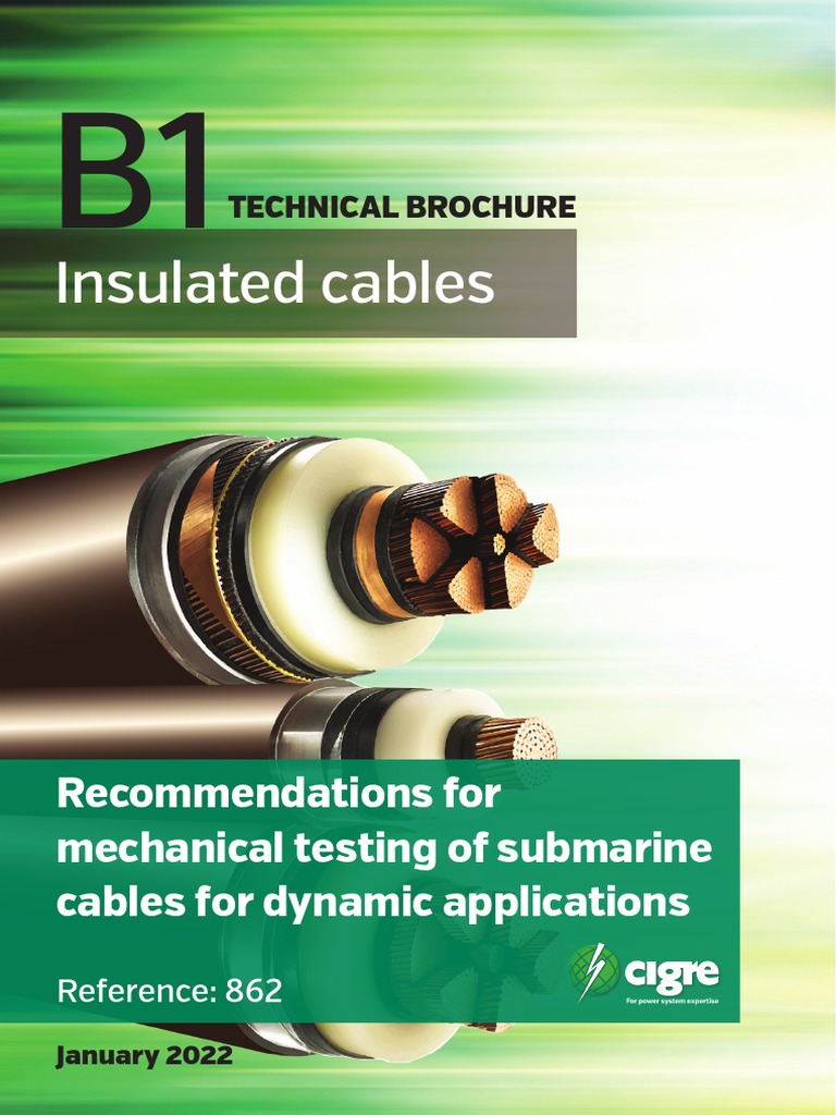 Insulated Cables: Recommendations For Mechanical Testing of Submarine ...