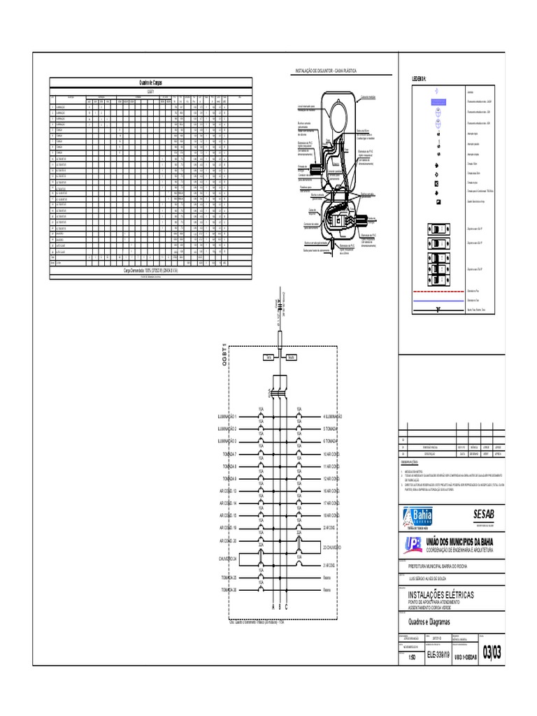01 09 Projeto Eletrico 03 Pdf Fiação Elétrica Engenharia