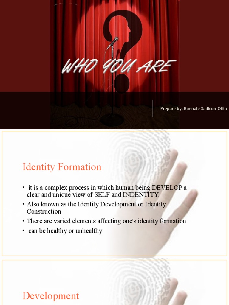 What Makes You, You - Identity Formation-August 2022 | Download Free ...